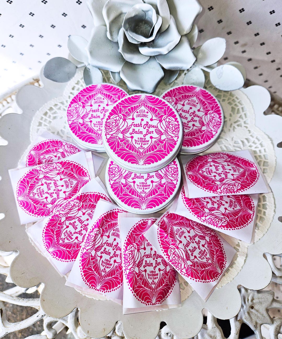 Fresh Roses Balm Bar All Natural Rose Solid Lotion Bar - Etsy