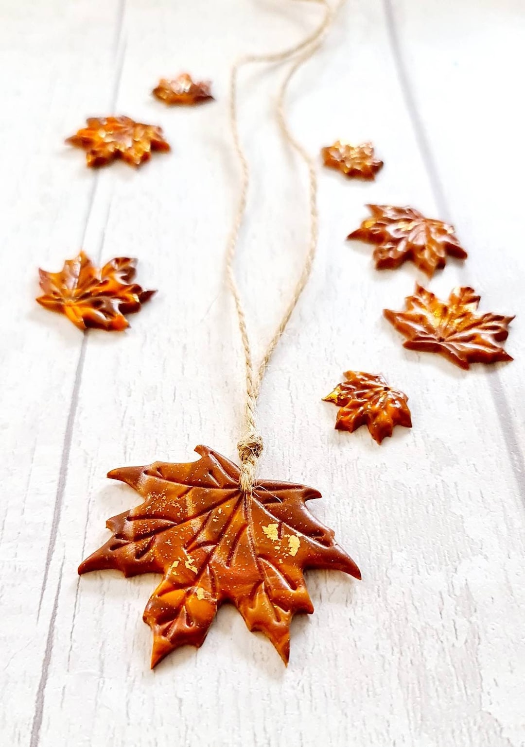 Maple Leaf Autumn Fall Hanging Decoration ~ New England ~ Hygge Home ...