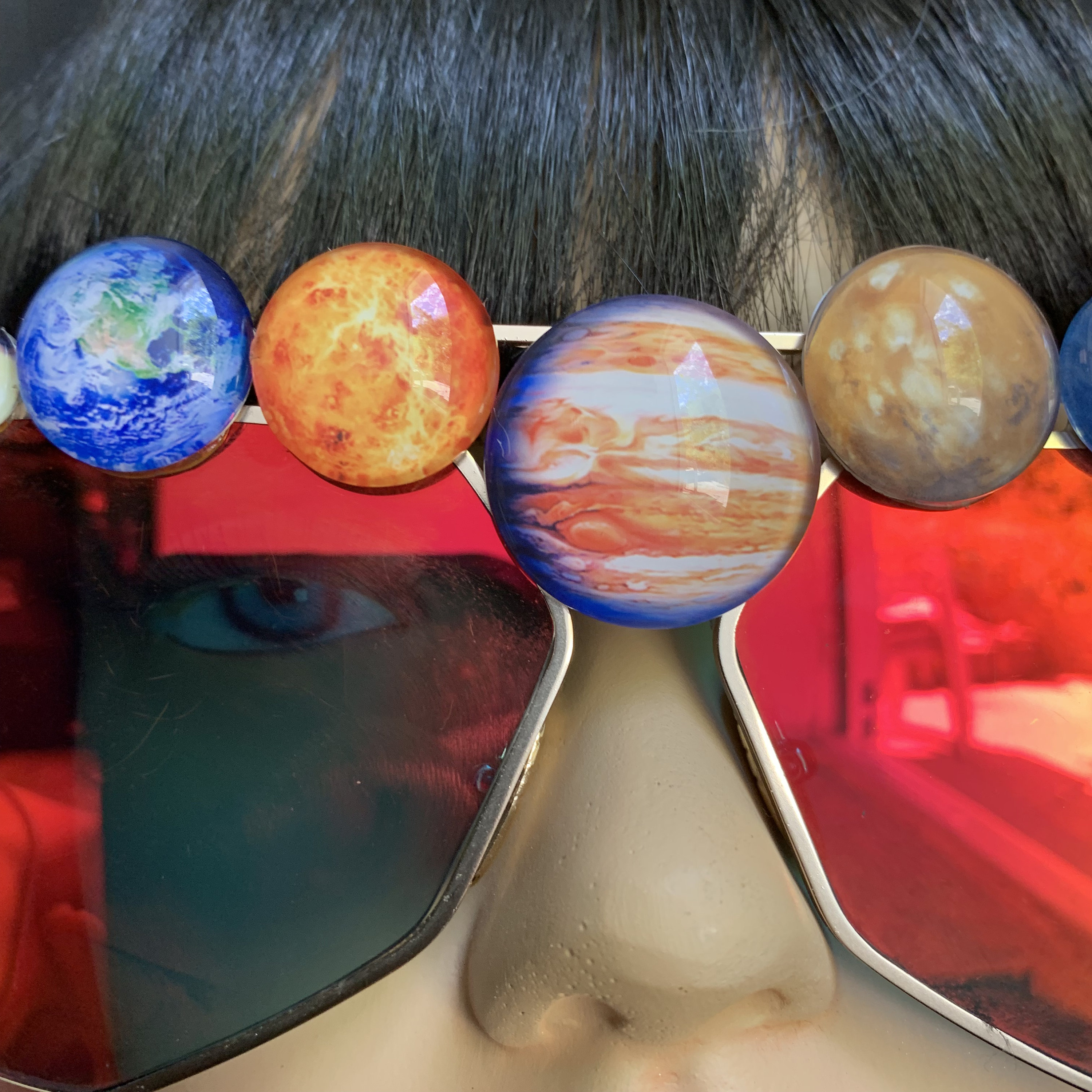 Cosmic Universe Sunglasses Rave Festival Outfits Third Eye | Etsy