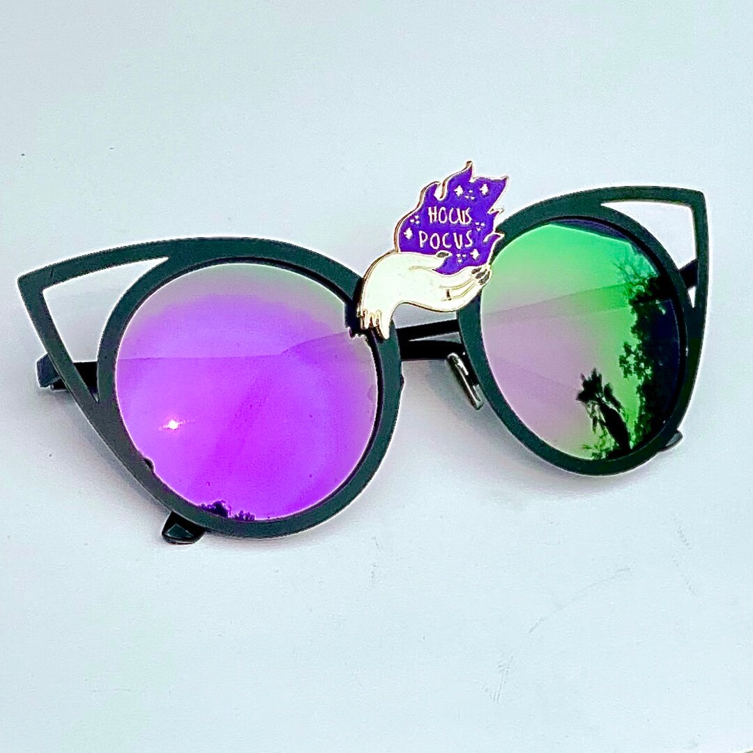 Witchcraft Outfit Spooky Glasses Halloween Hocus Pocus Cat Eye Cute ...