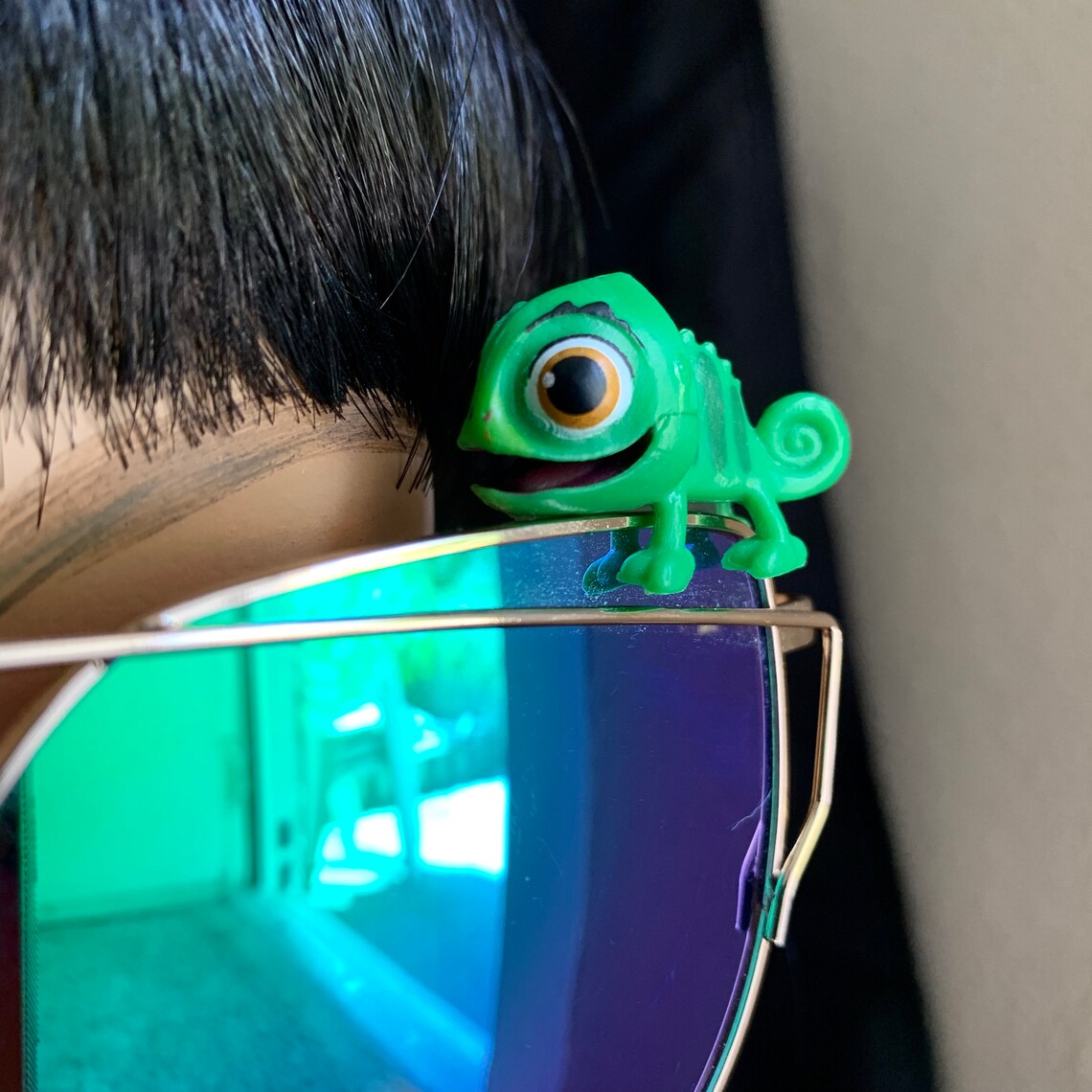 Miniature Chameleon Sunglasses Rave Festival EDC Outfits | Etsy