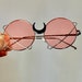 Moon Sunglasses Black Saturn Planet Cosmic Celestial Alien Outer Space ...