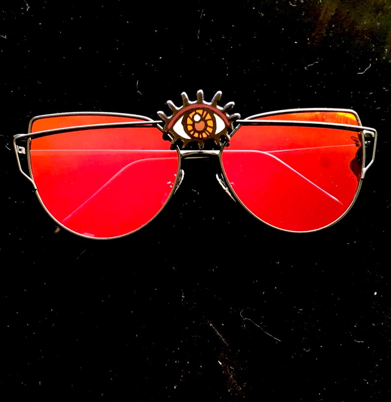 Evil Eye Sunglasses Devil Eye Protection Amulet Third Eye Glasses ...