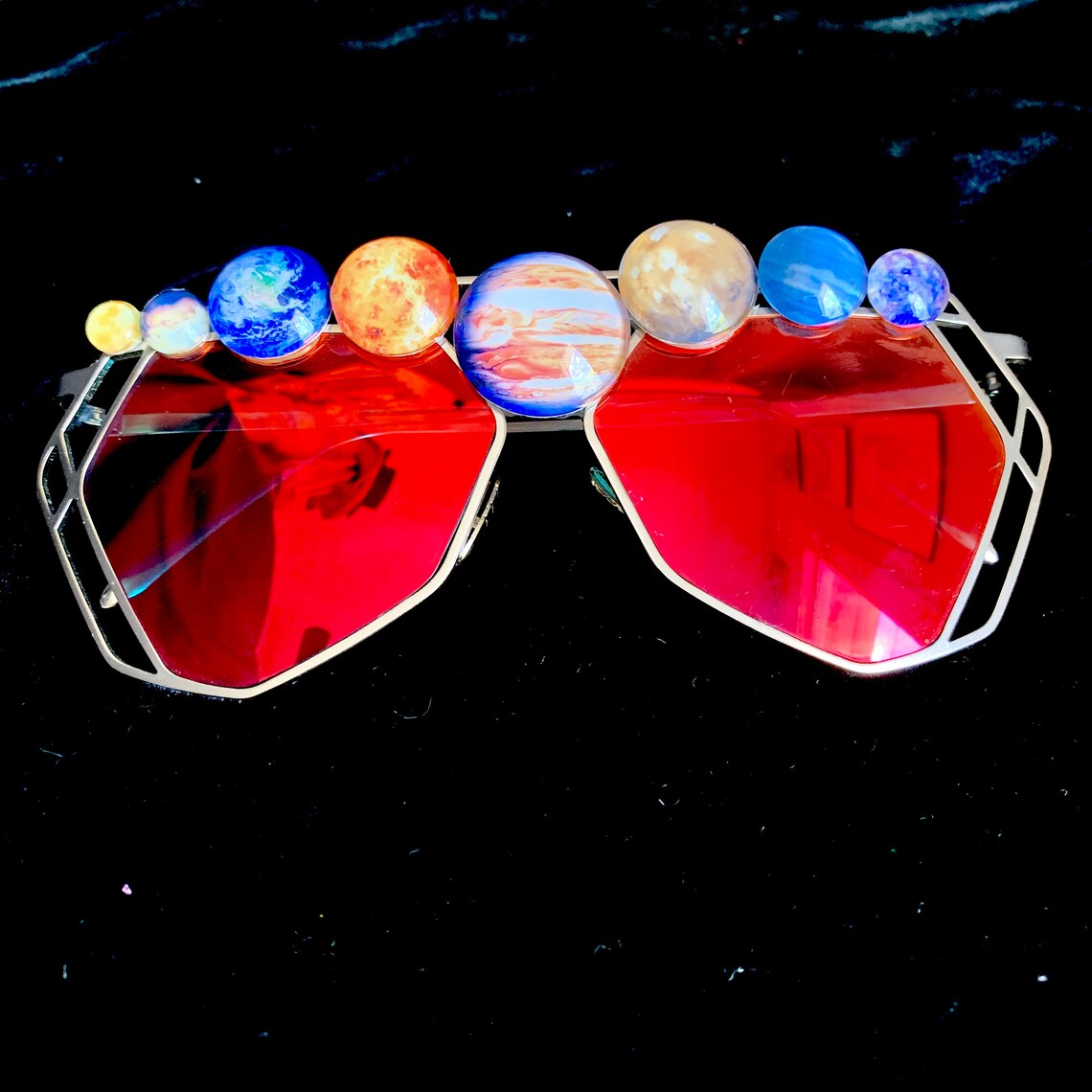 Cosmic Universe Sunglasses Rave Festival Outfits Third Eye | Etsy