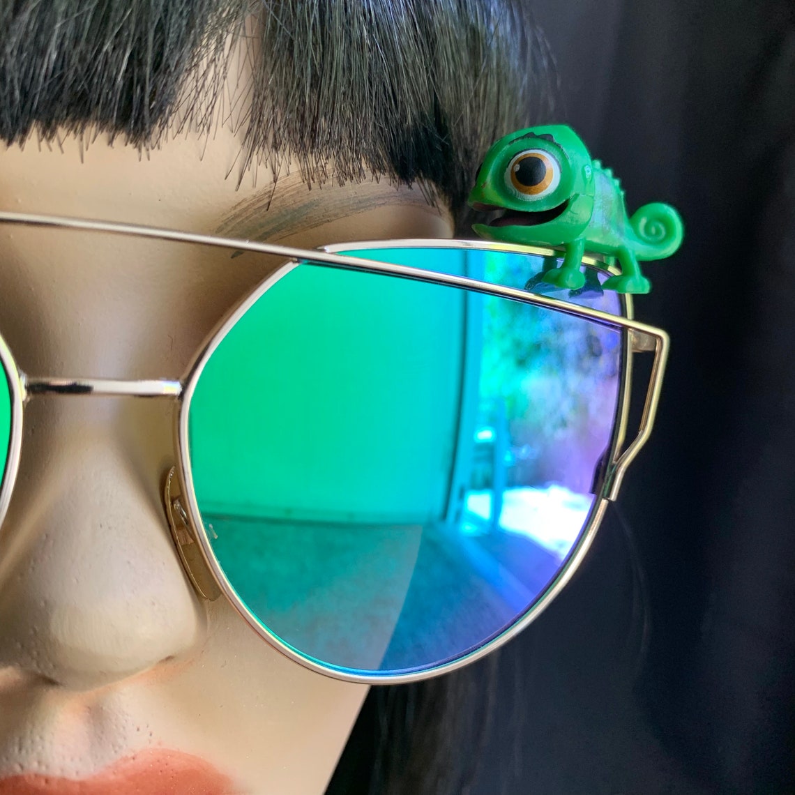 Miniature Chameleon Sunglasses Rave Festival EDC Outfits | Etsy