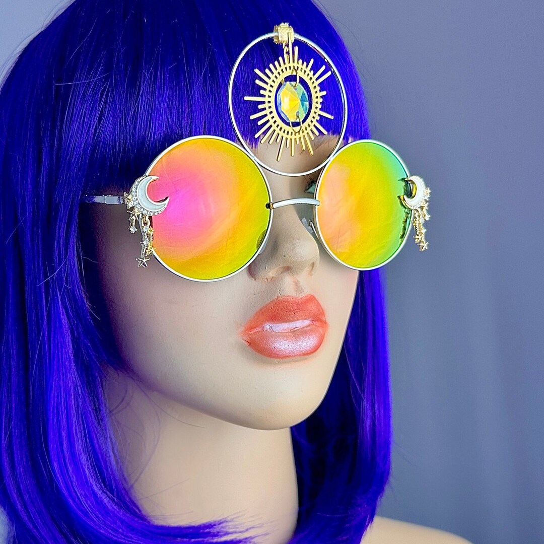 Suncatcher Sunglasses Third Eye Rave Festival Glasses Sun-catcher Accessories Gift 3rd Third ...
