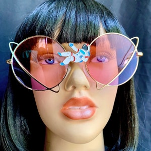 Moon Sunglasses Cosplay Glasses Jewelry Accessories Luna Crescent Rave ...