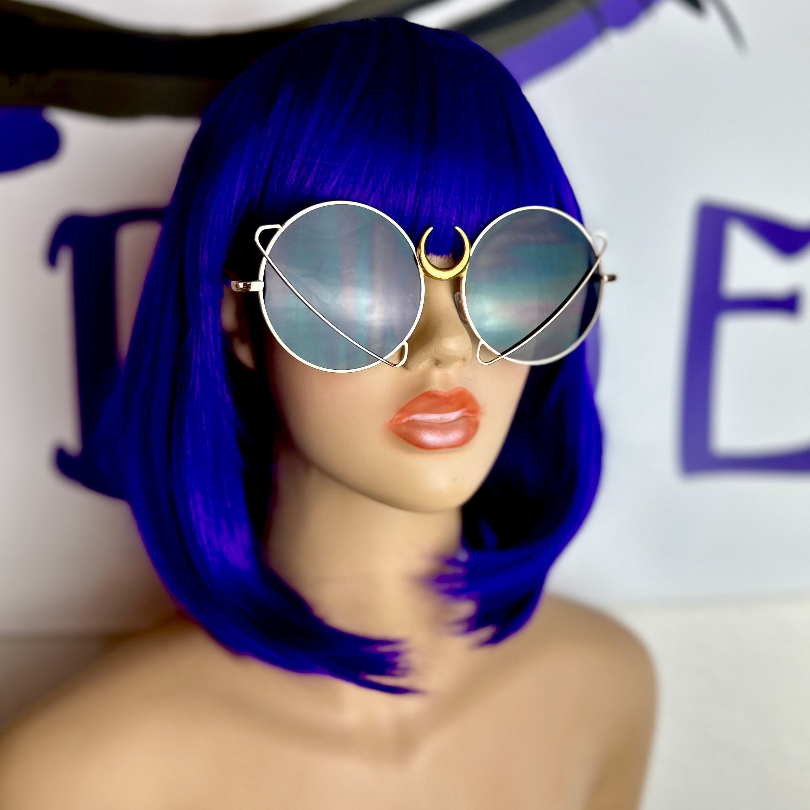 Moon Sunglasses Black Saturn Planet Cosmic Celestial Alien Outer Space ...