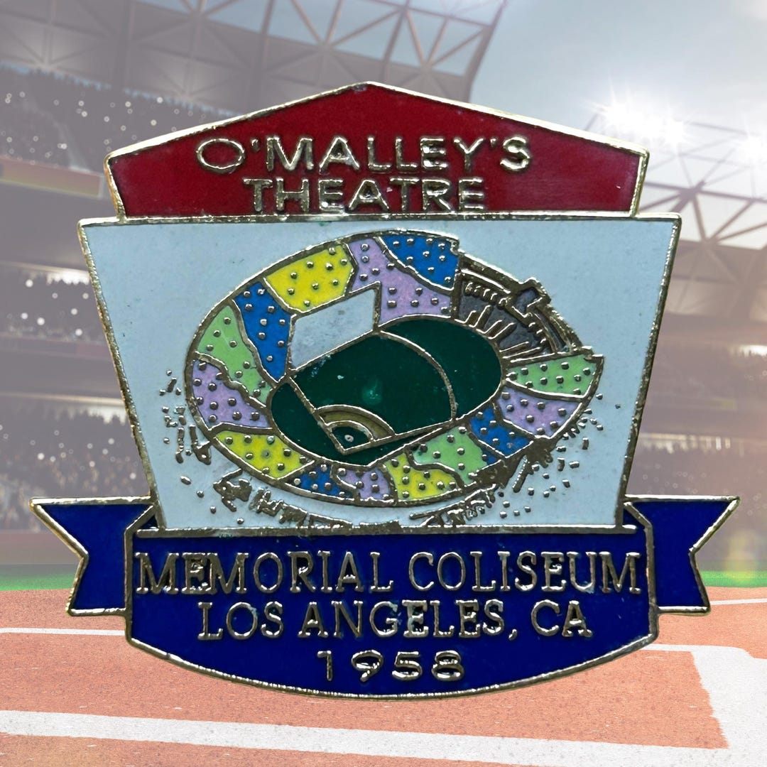 Vintage Los Angeles Dodgers Memorial Coliseum "o'mally's Theatre" 1958 ...