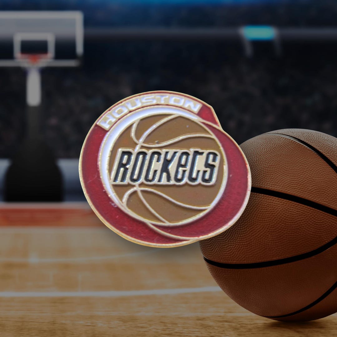 Vintage Houston Rockets 1980's NBA Basketball Lapel/ Hat Pin - Etsy