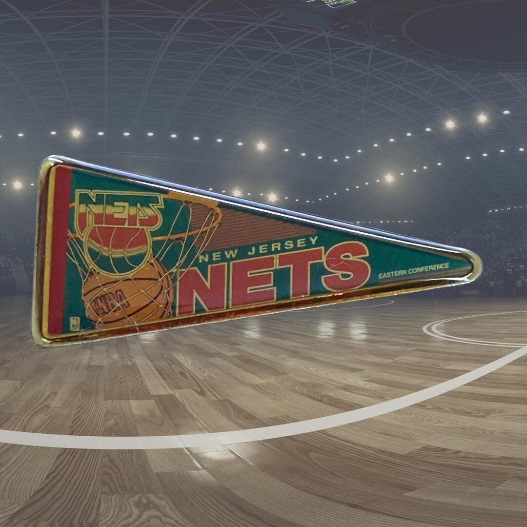 Vintage New Jersey Nets 1990's NBA Basketbal Collectible Lapel/ Hat Pin ...