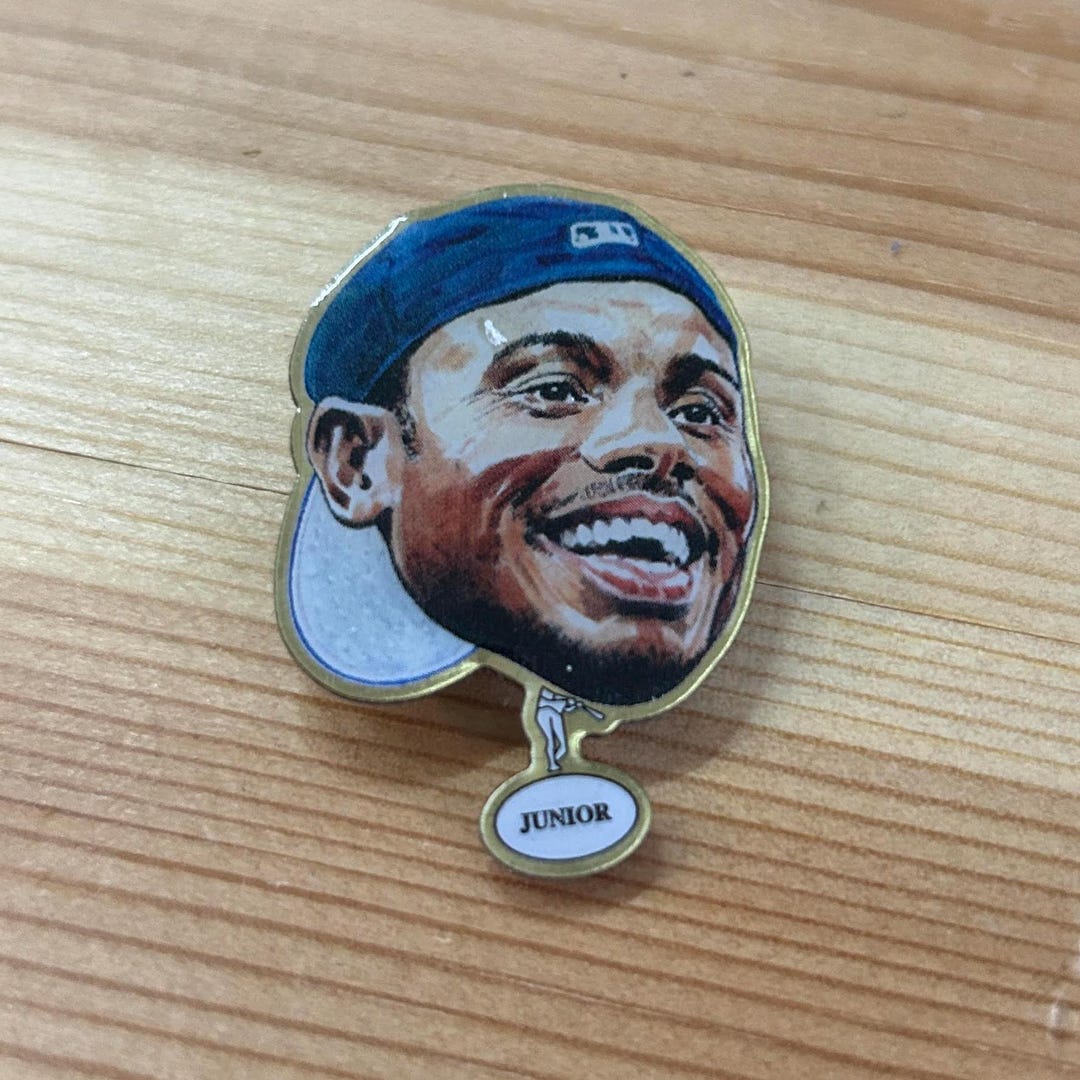 Vintage Ken Griffey Jr. Seattle Mariners Pinhead 1990's MLB Lapel/ Hat ...