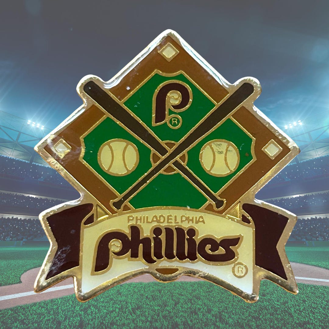 Vintage Philadelphia Phillies 1990's MLB Baseball Pin - Etsy