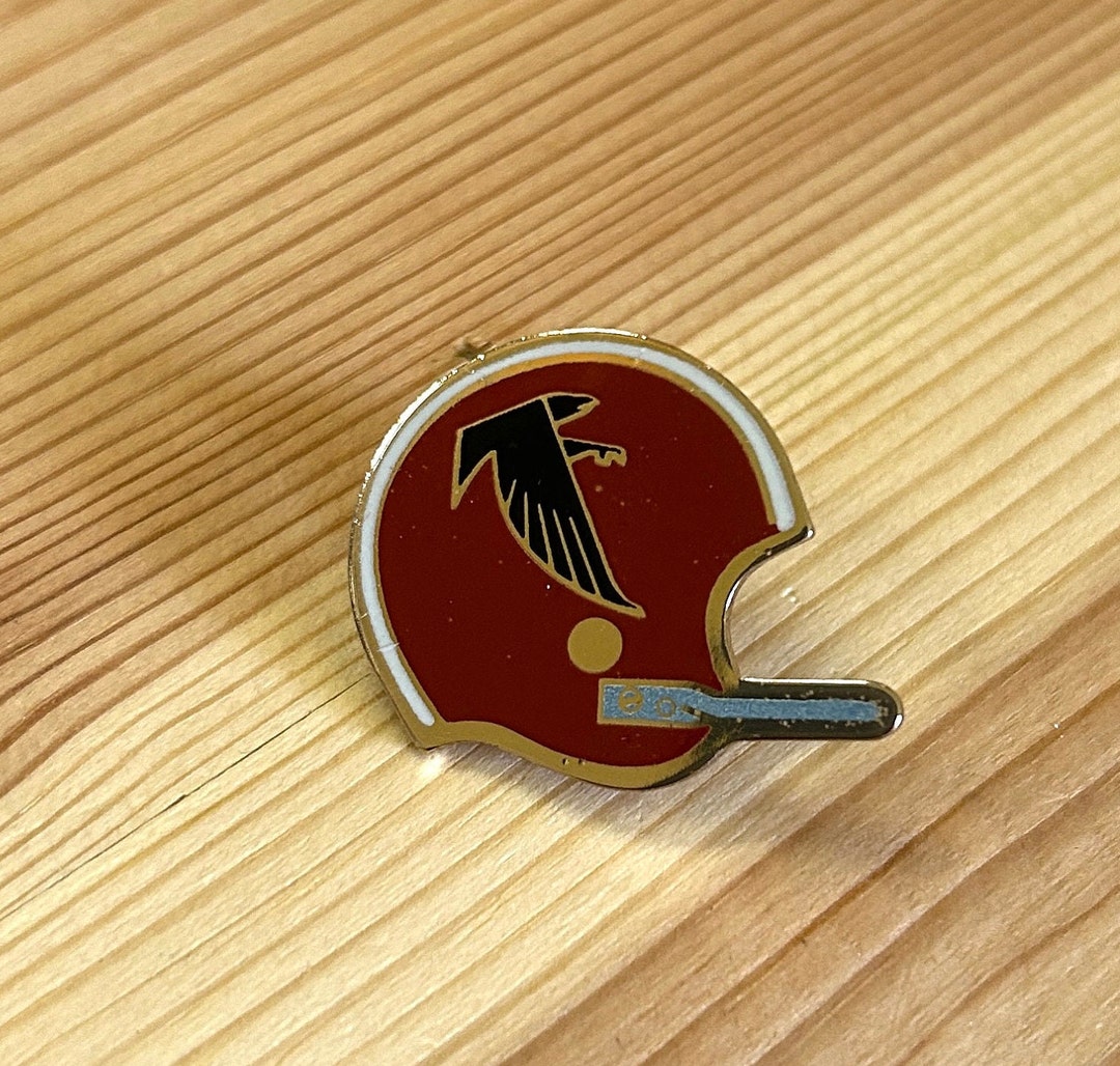 Vintage Atlanta Falcons 1970's Style NFL Football Helmet Lapel/ Hat Pin ...