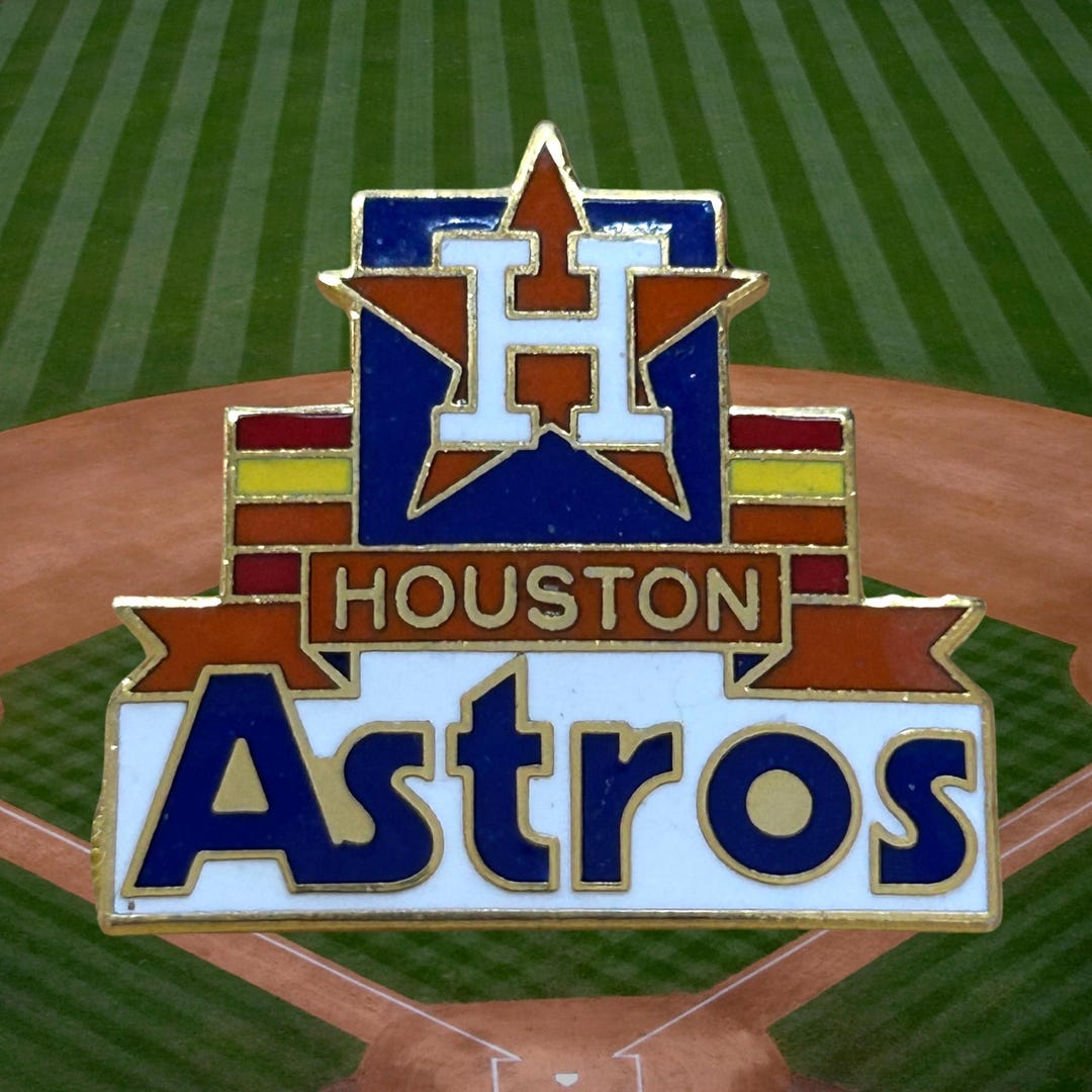 Vintage Houston Astros 1980s MLB Baseball Pin - Etsy