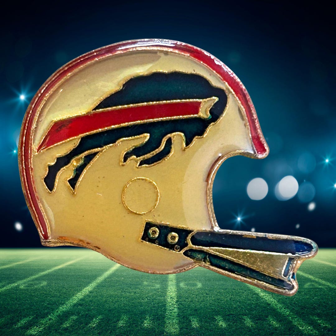 Vintage Buffalo Bills 1970's NFL Football Helmet Pin - Etsy