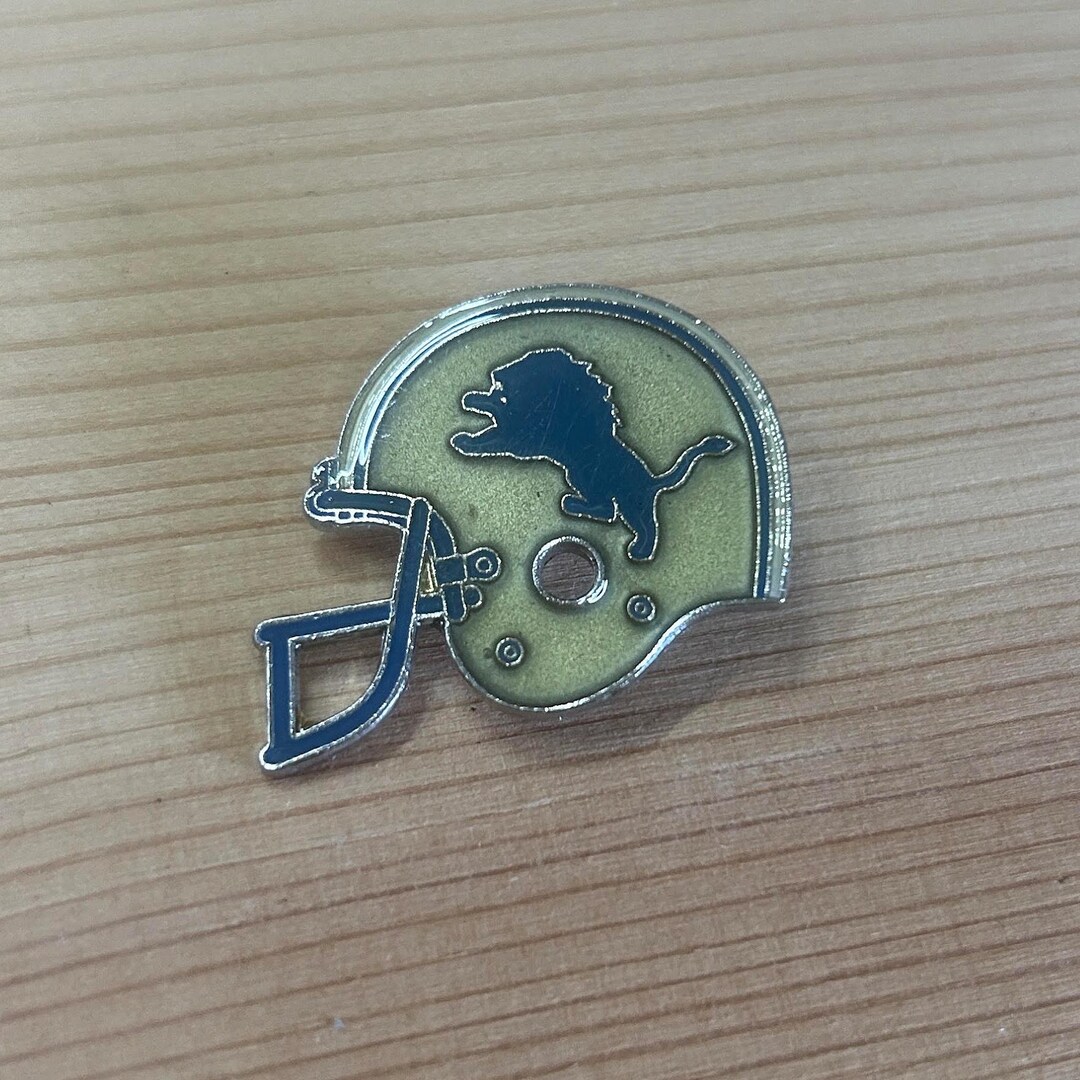 Vintage Detroit Lions 1980's NFL Football Helmet Lapel/ Hat Pin - Etsy