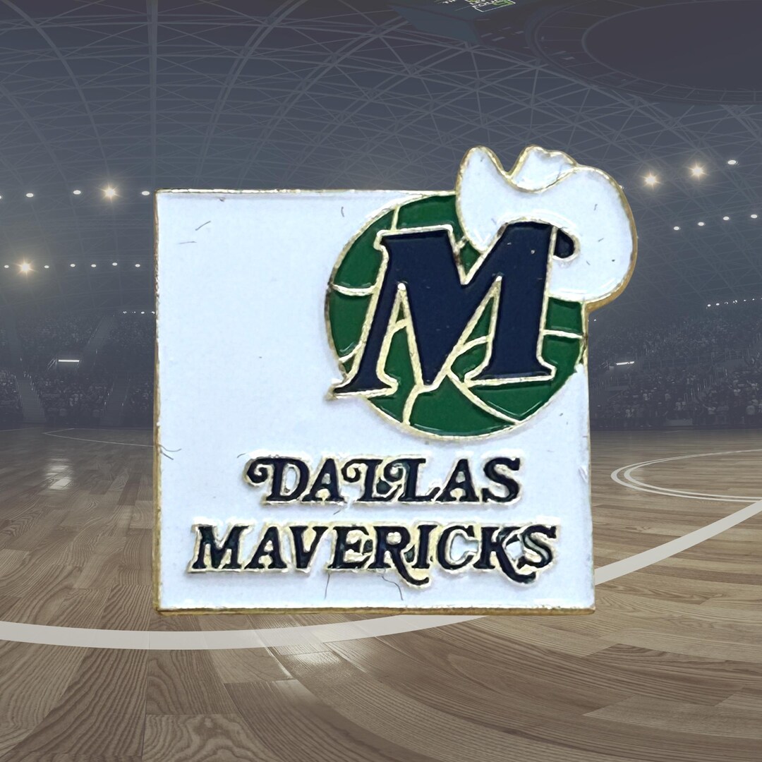 Vintage Dallas Mavericks 1980's NBA Basketball Pin - Etsy