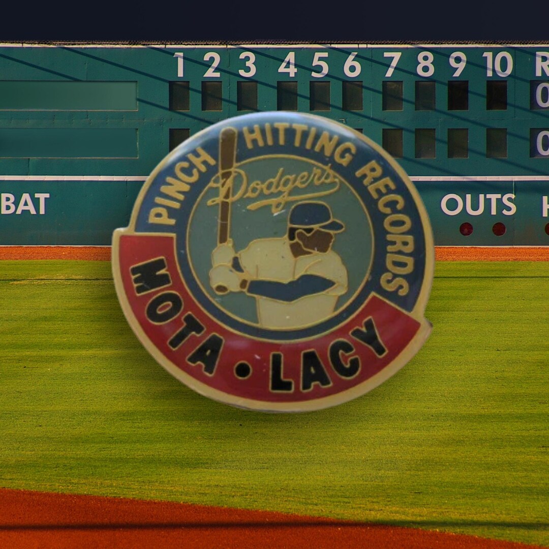 Vintage Los Angeles Dodgers "pinch Hitting Records" Collectable MLB ...