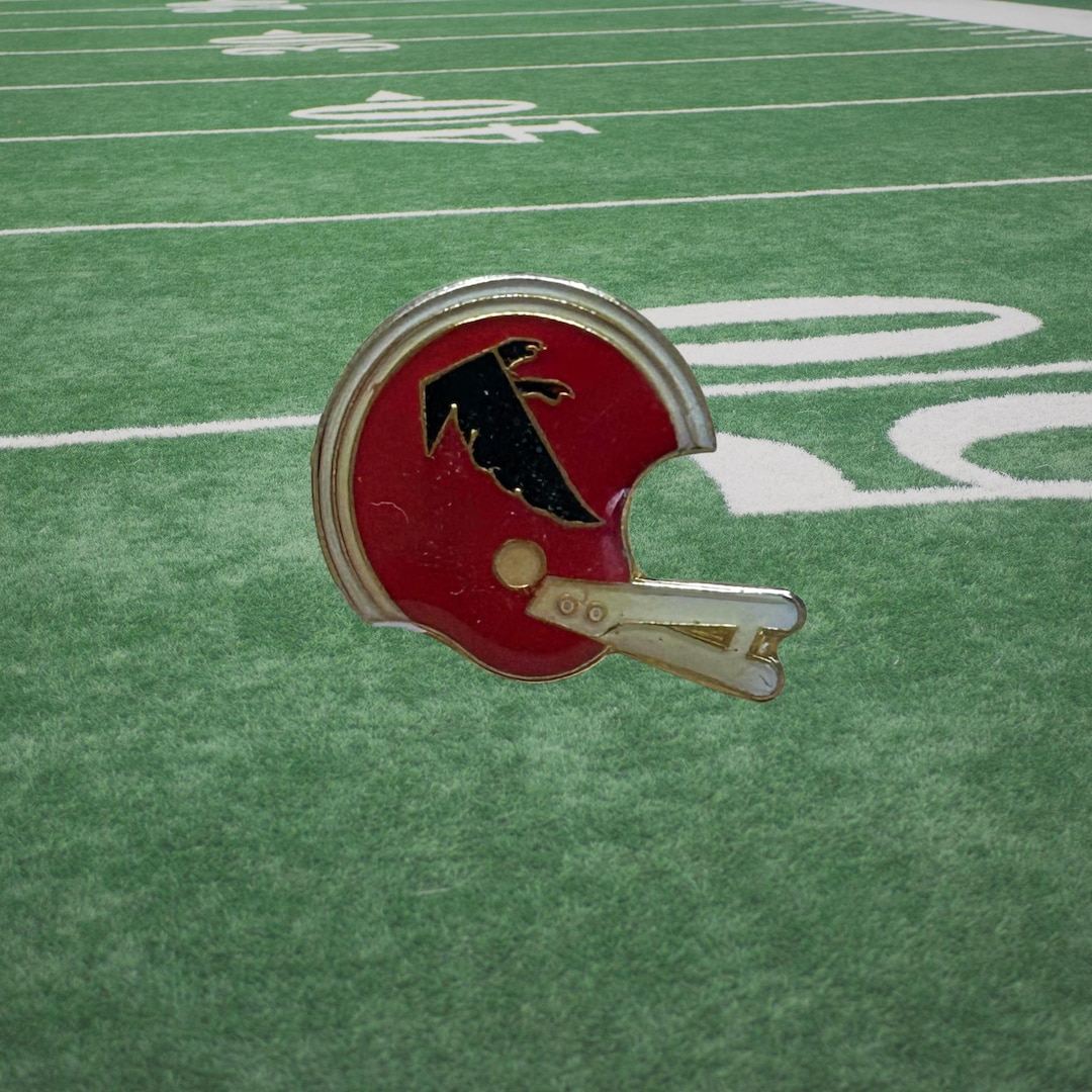 Vintage Atlanta Falcons 1980's NFL Football Helmet (small) Lapel/ Hat ...