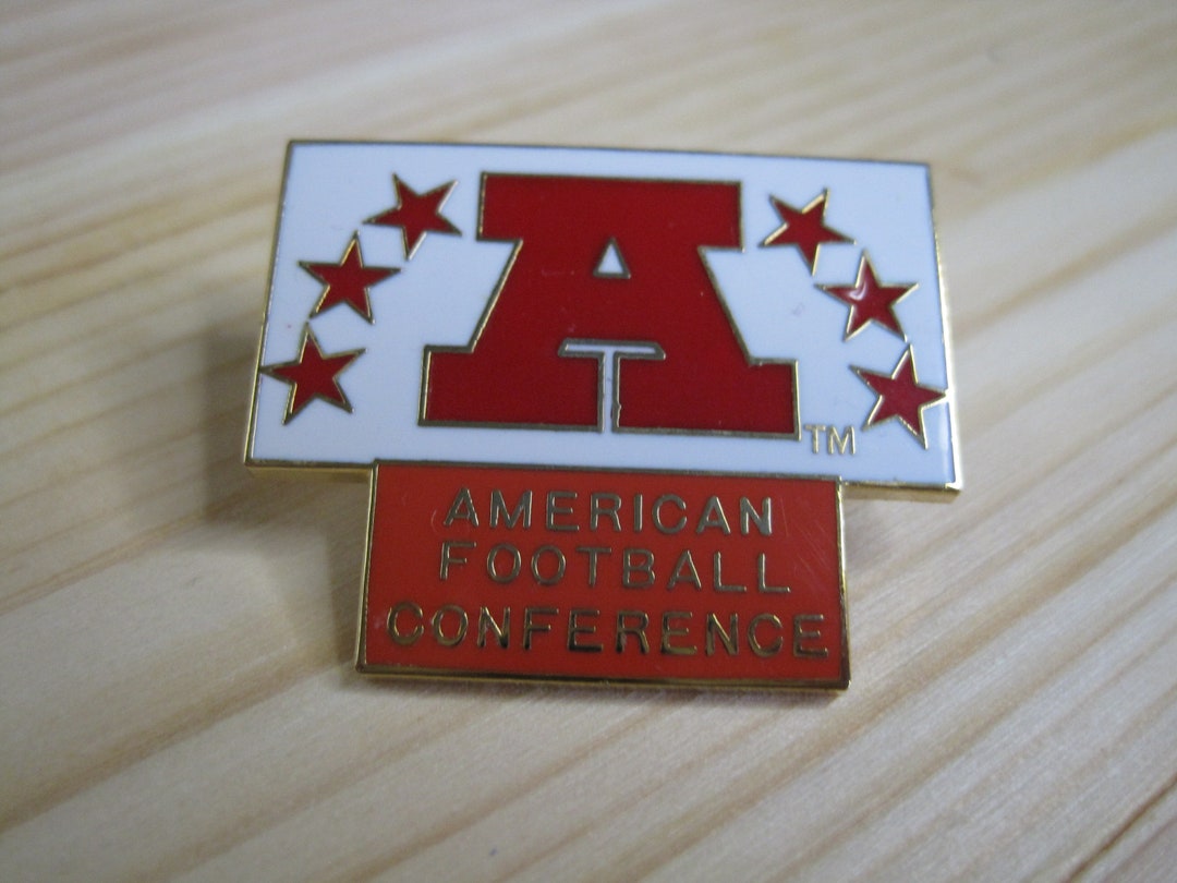 Vintage AFC NFL Football 1990's Logo Badge Lapel/ Hat Pin - Etsy