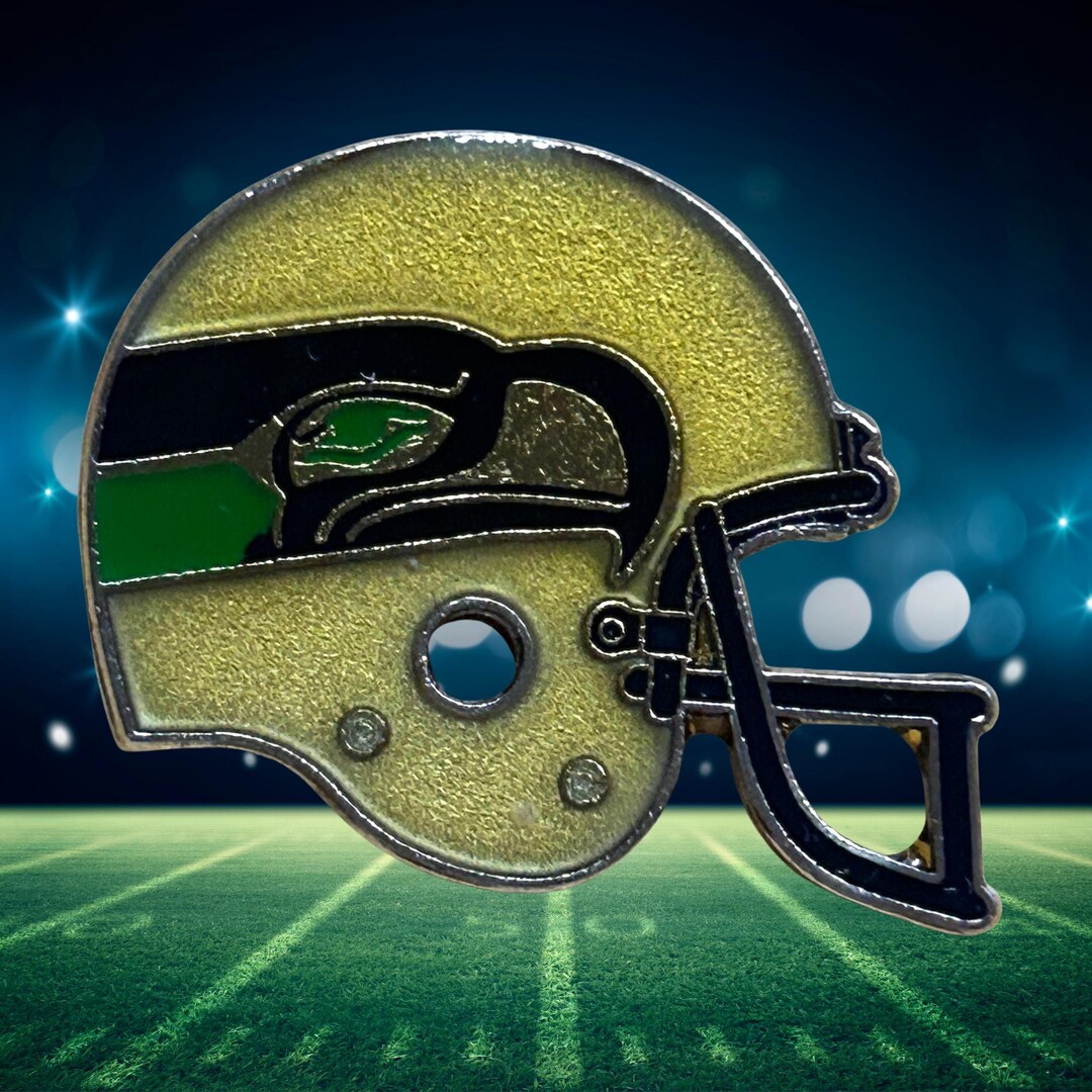 Vintage Seattle Seahawks 1980's NFL Football Helmet Pin - Etsy