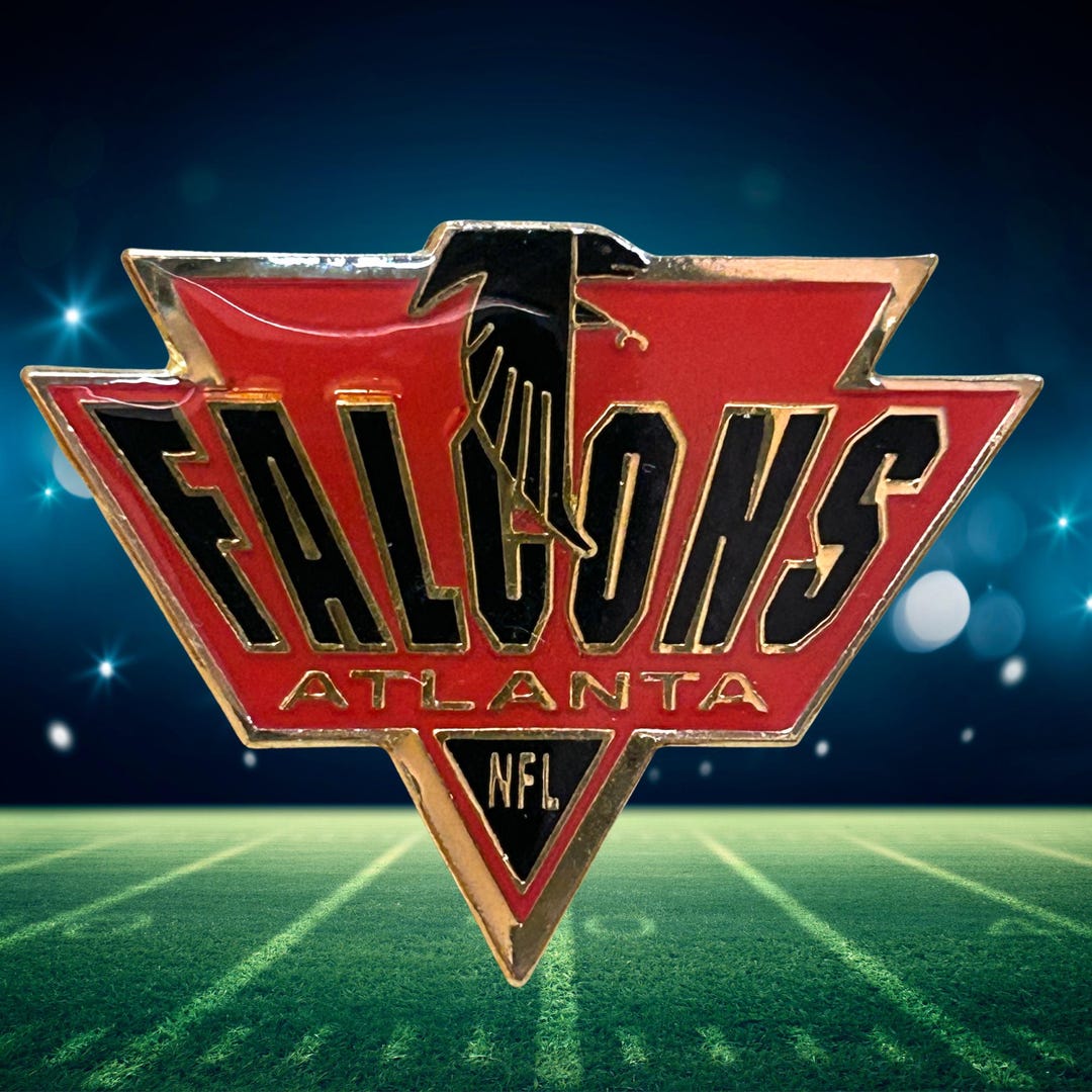 Vintage Atlanta Falcons 1990's NFL Football Pin - Etsy