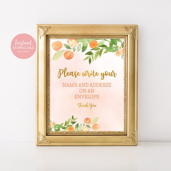 Address an Envelope Sign - Etsy