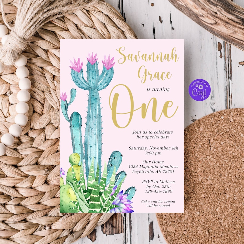 Cactus Birthday Party - Etsy