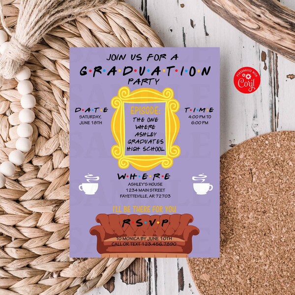 Friends Theme Graduation Party - Etsy