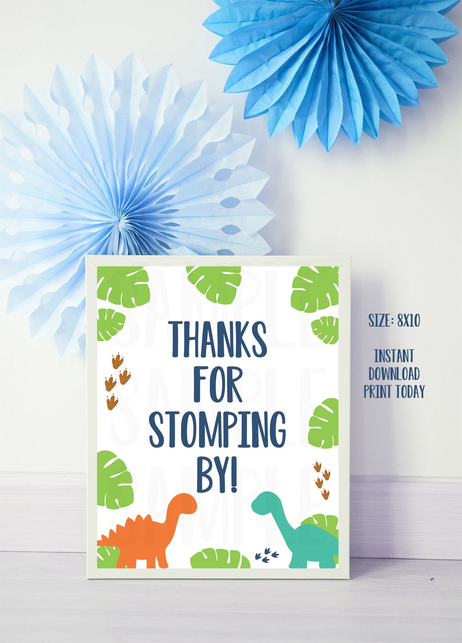 Dinosaur Thank You Sign Table Sign Dinosaur Sign Thank You - Etsy