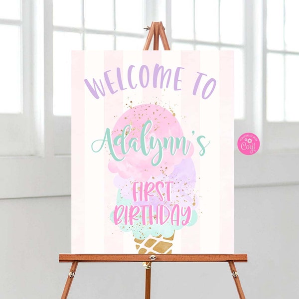 Ice Cream Poster - Etsy