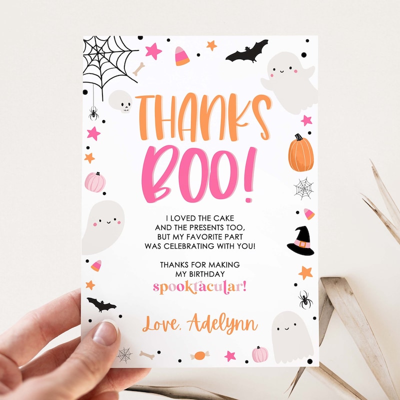 Spooky Thank You - Etsy
