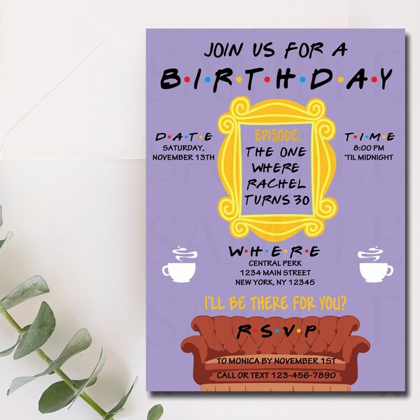Friends Theme Party - Etsy