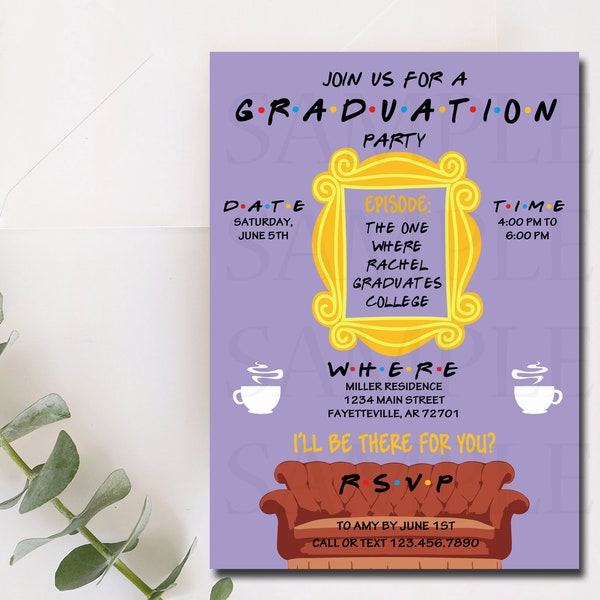 Friends Theme Graduation Party - Etsy