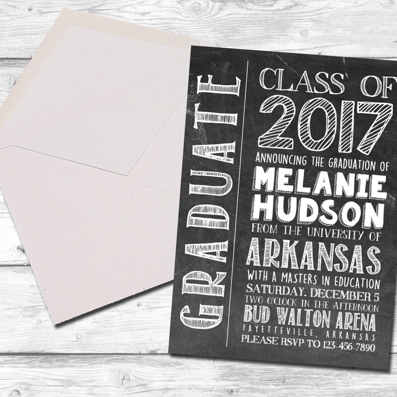 Graduation Chalkboard - Etsy