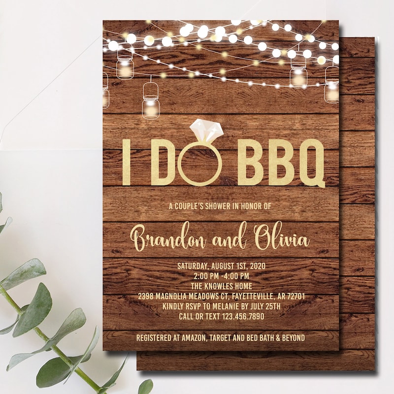 Bbq Couples Shower - Etsy