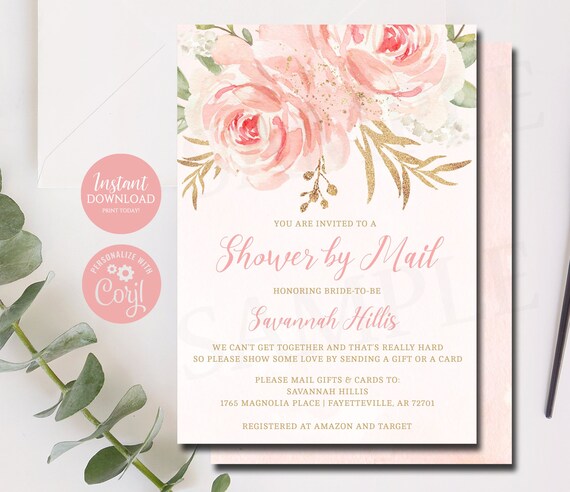 Wedding Shower Invitation Long Distance 35 Bridal Shower Invitation