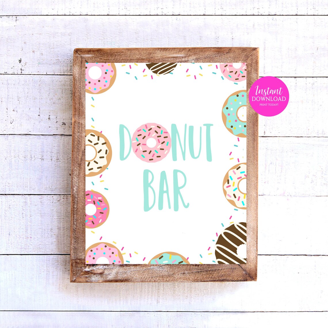Donut Bar Sign Doughnut Bar Donut Sign Donut Party Decorations - Etsy