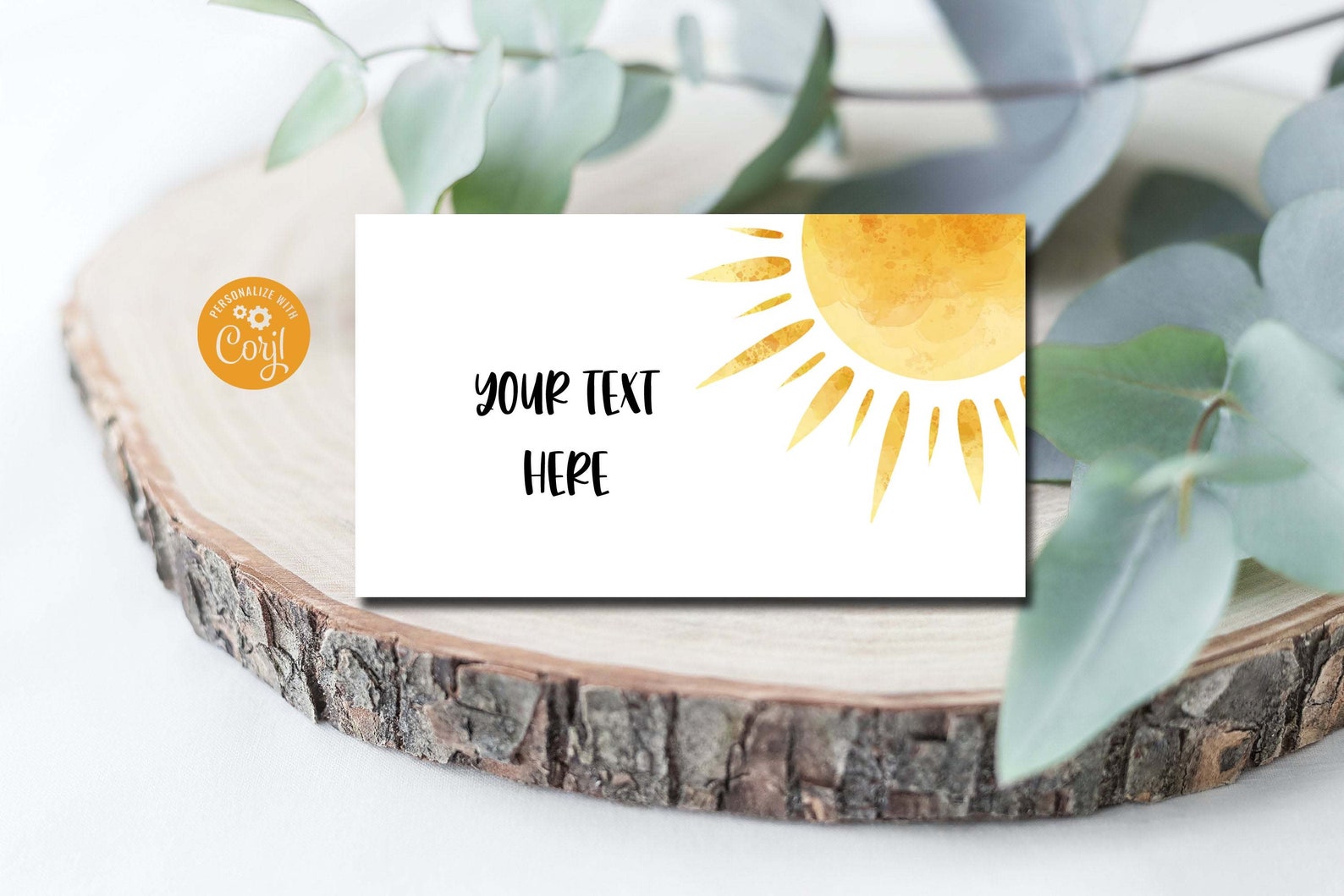 Editable Sun Food Tents Sunshine Food Labels First Trip Around - Etsy