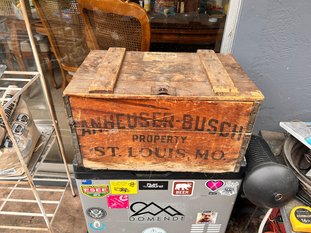 Original Anheuser-busch Budweiser Beer Crate Case 1933 - Etsy