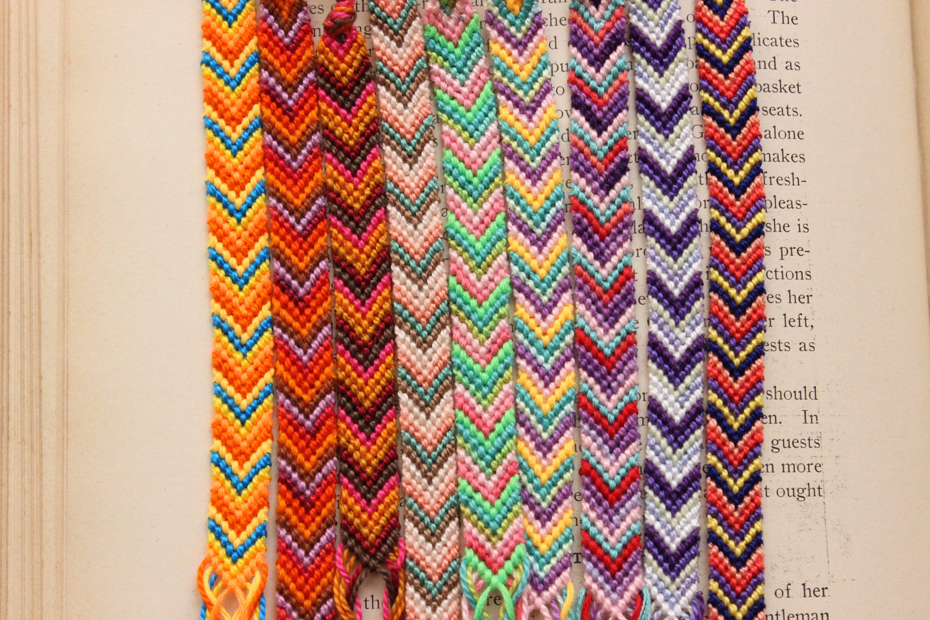 String Bracelets Friendship BraceletsChevron | Etsy