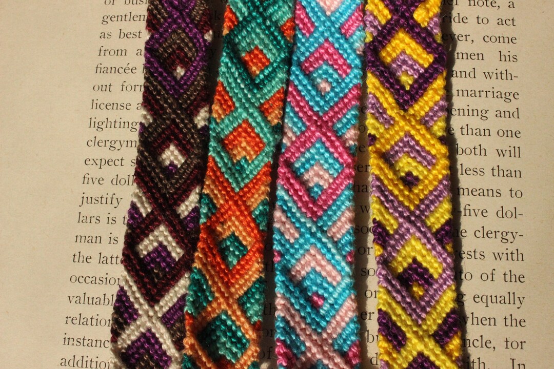 Wide Friendship Bracelet, Woven Cuff Bracelet, Wide Woven Bracelet ...