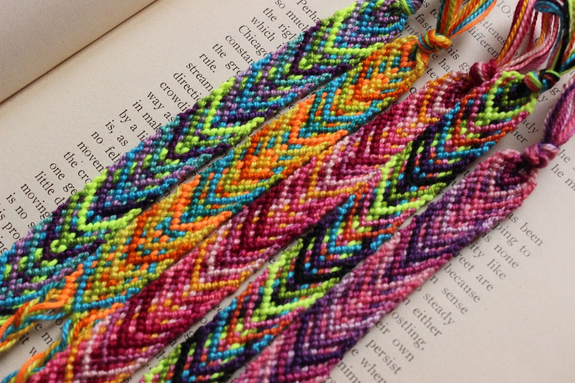 Neon Bracelets Neon Friendship Bracelets Neon Rainbow 90s | Etsy