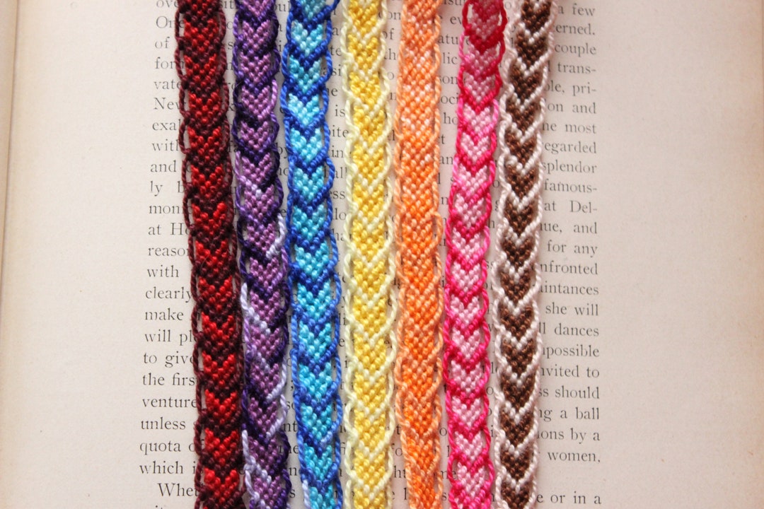 Heart Friendship Bracelet, Woven Heart Friendship Bracelet, Friendship ...