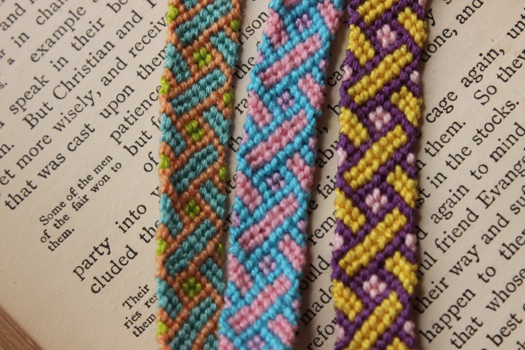 Pastel Friendship Bracelets, Pastel Boho Bracelets, Pastel Bracelets ...