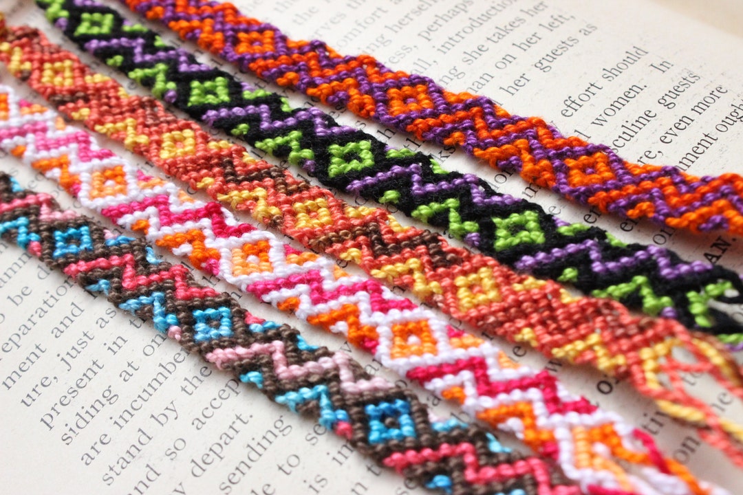 Zig Zag Bracelets, Customizable Bracelets, Friendship Bracelets for ...