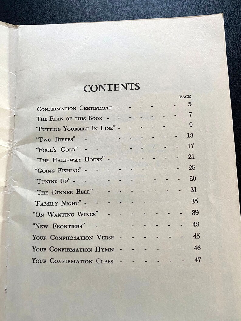Vintage Confirmation Booklet/1940's/booklet/collector/lutheran ...