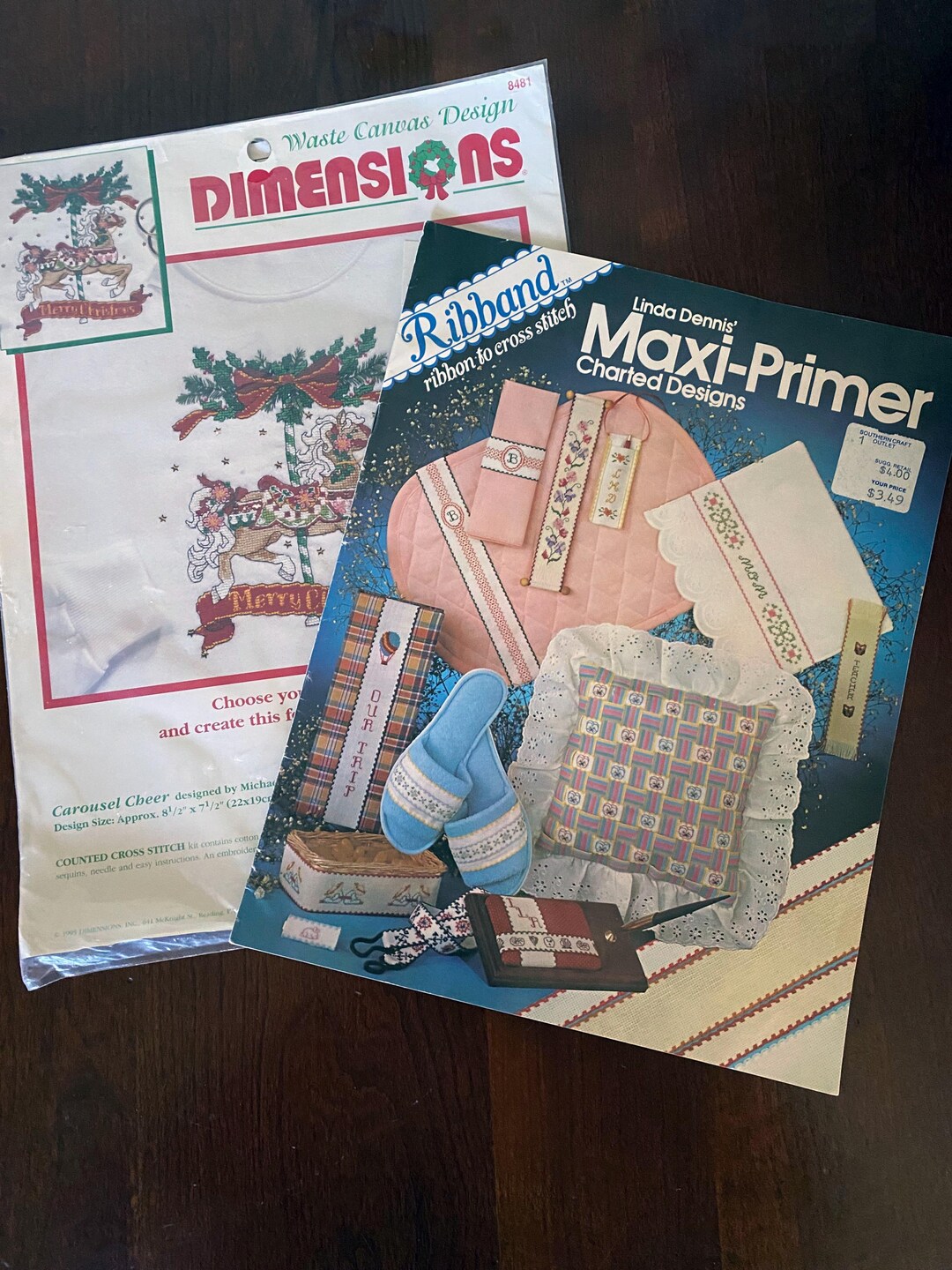 Vintage Cross Stitch/ribbon Cross Stitch/christmas Stitch/counted Cross ...