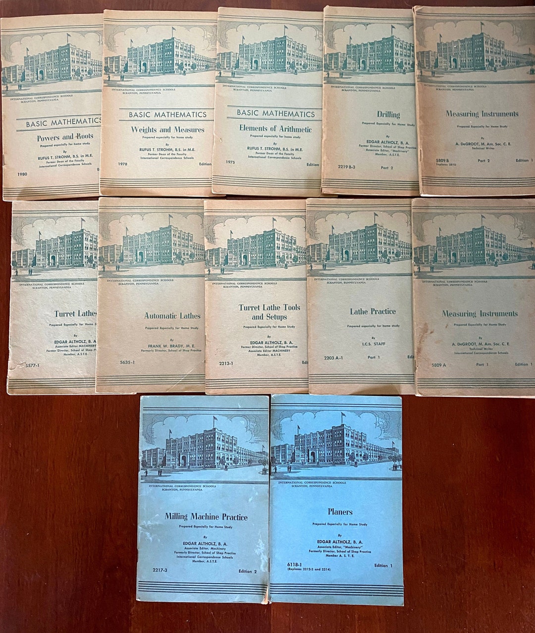 Industrial Manuals/vintage Manuals/collector Books/mathematics/lathes ...